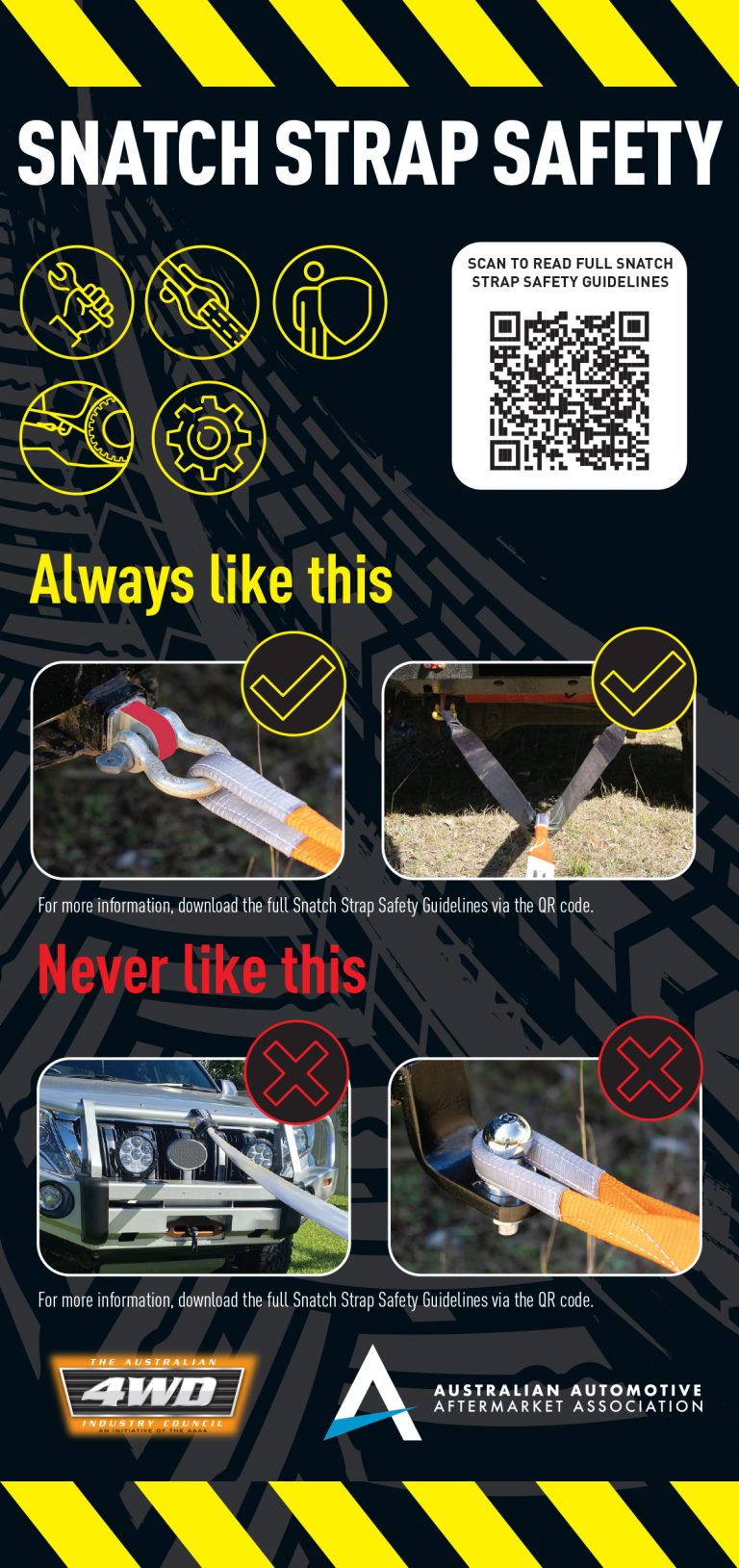 Snatch Strap Guidelines – The Australian 4WD Industry Council